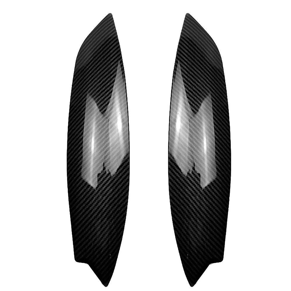 Carbon-Fiber-Headlights-Eyebrows-Eyelids-Cover-Eyelash-Head-Light-Lamp ...