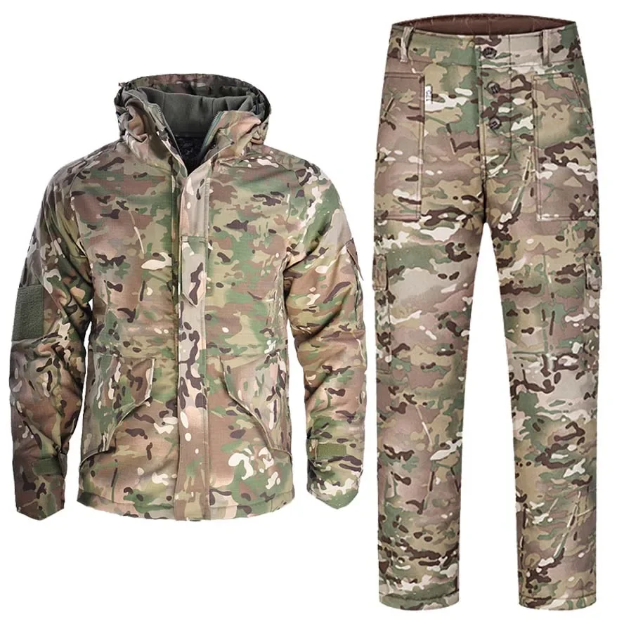 24-F-Fleece-Winter-Combat-Uniform-Tactical-Jackets-Army-Camo-Pants ...