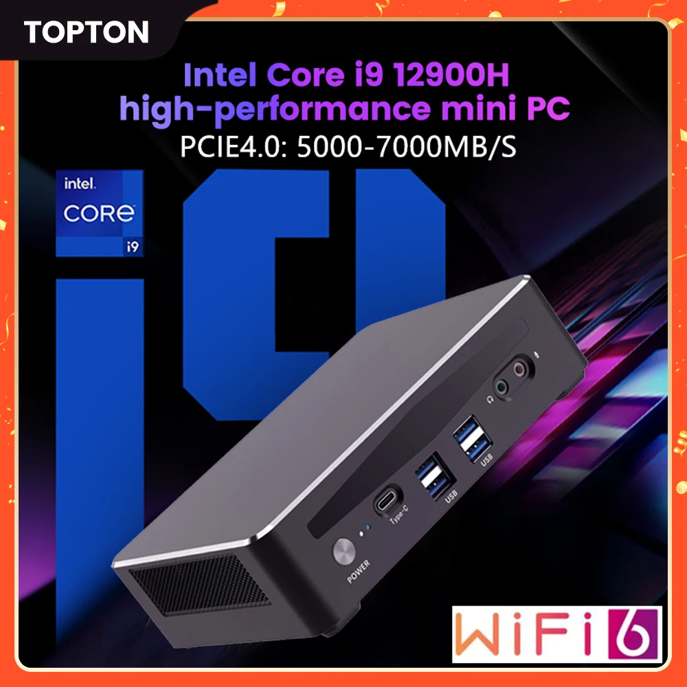 12th gen i9 12900h i7 12700H intel mini pc nuc 2 lan 2.5g windows 11 2 ...