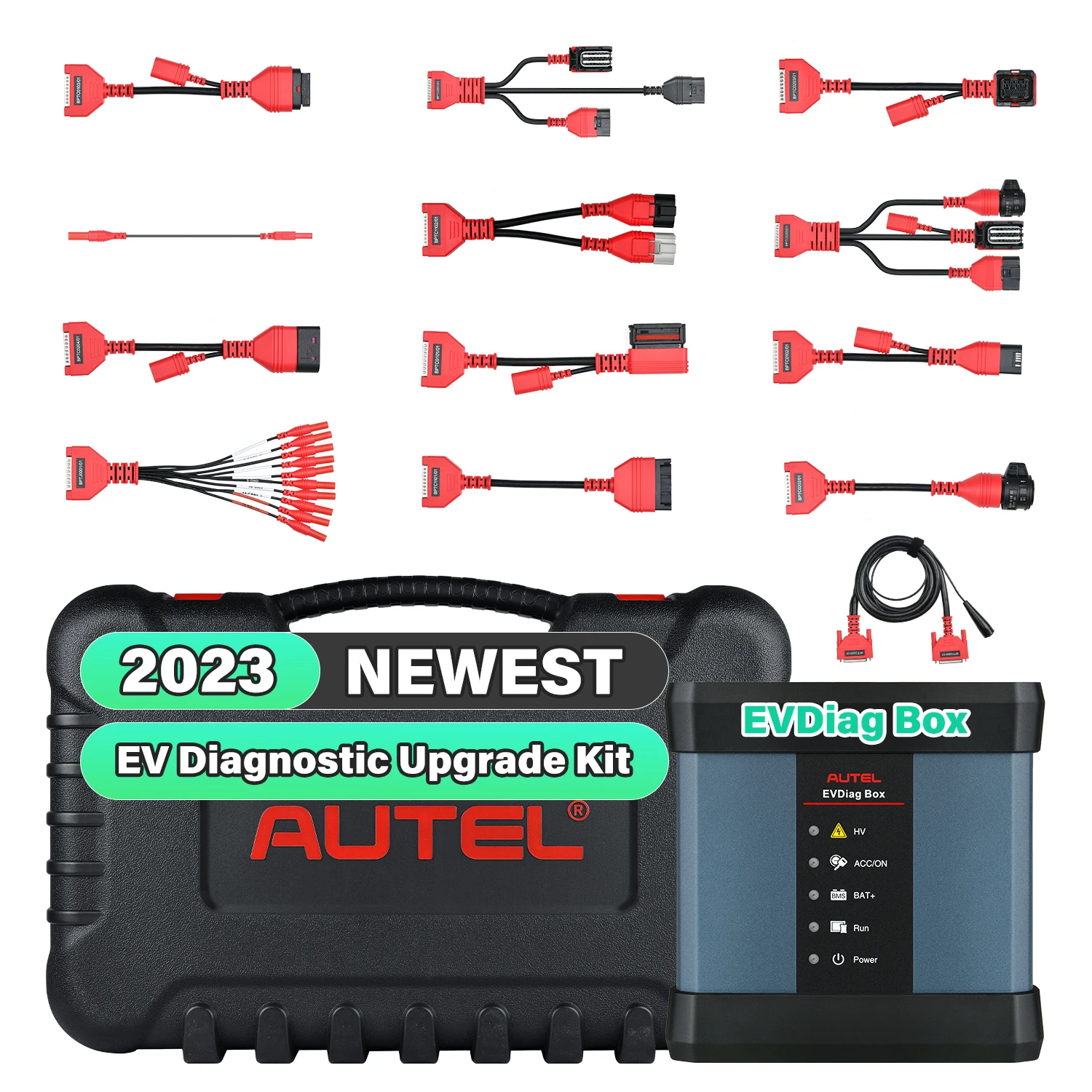Autel EV Diagnostics Upgrade Kit EVDiag Box&Adapters For Battery Pack Diagnostics Compatible ...