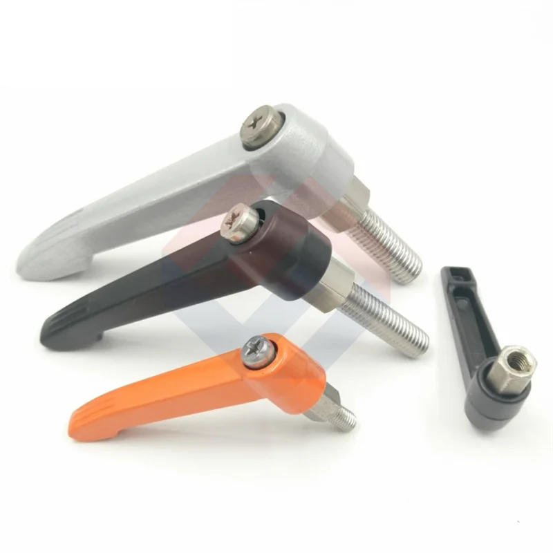 1pcs 304 M4 M5 M6 M8 Clamping Lever Machinery L Shape Adjustable Handle ...