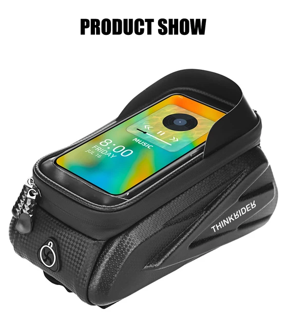 Bike Accessory With Cable Hole Hard Shell Frame Bag For Ridstar Q20 E ...