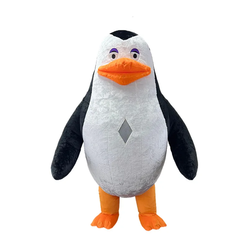 2m/2.6m/3m Cute Realistic Penguin Inflatable Suit Adult Walking Blow Up ...