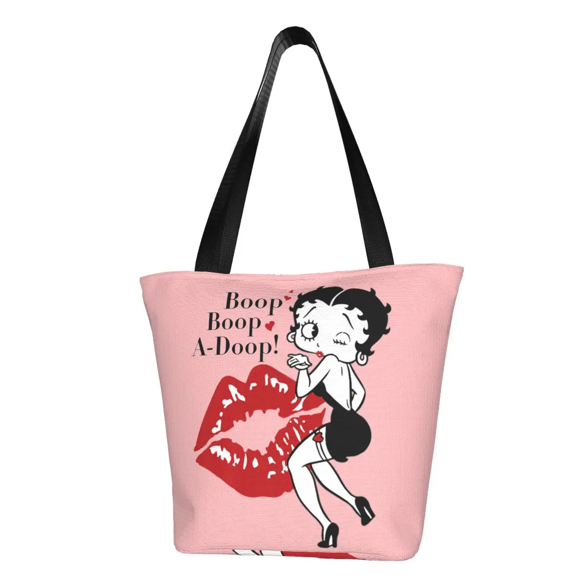 Bettys For Fans Kisses Mrs Boop Tote Bags Merch Casual For Unisex Top ...