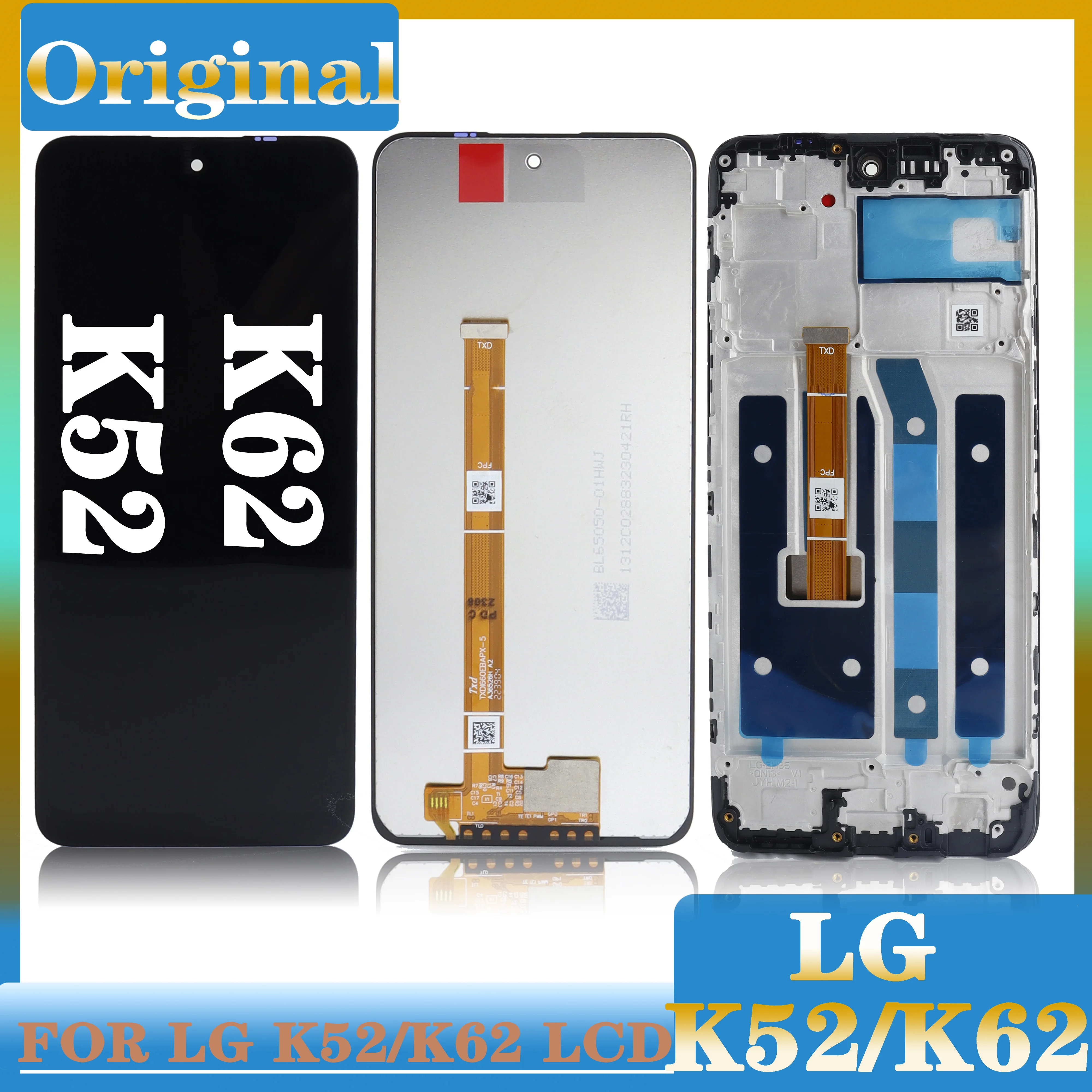 Original-LCD-For-LG-K52-K62-LCD-K525-K520-Display-Touch-Screen ...