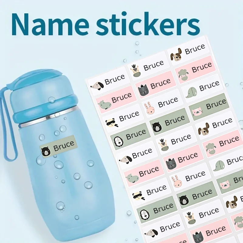 Personalized-Label-Stickers-Custom-Name-Stickers-for-Water-Bottles-Cups ...