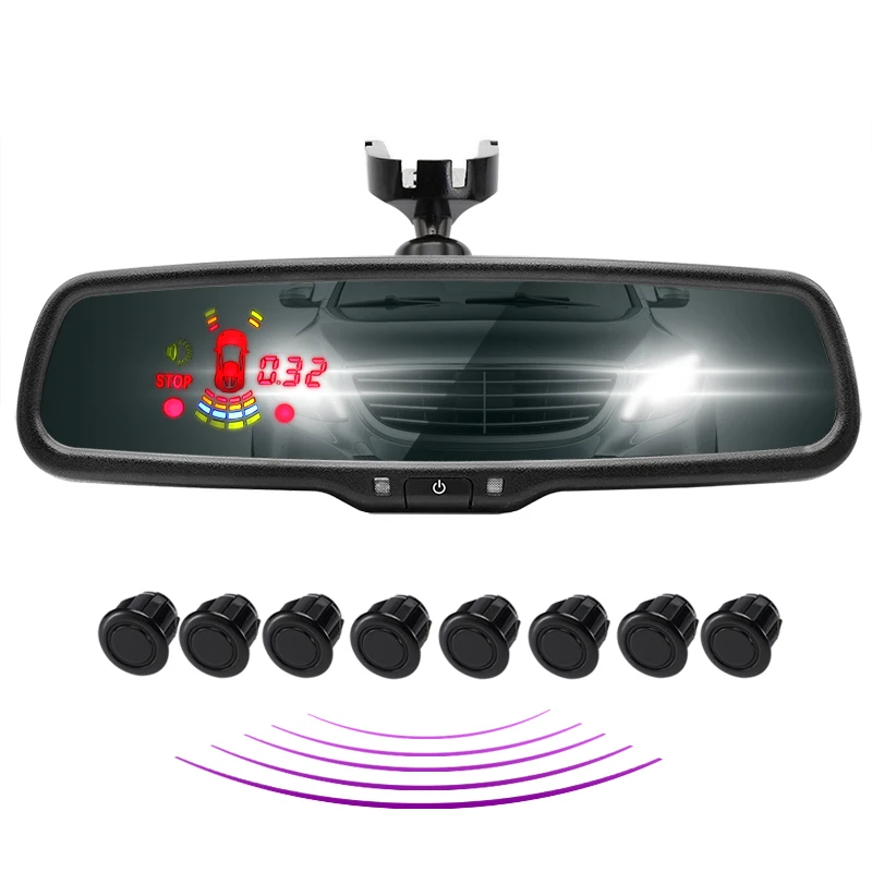 Electronic-Anti-glare-Auto-Dimming-Car-Interior-Rearview-Mirror-Parking ...