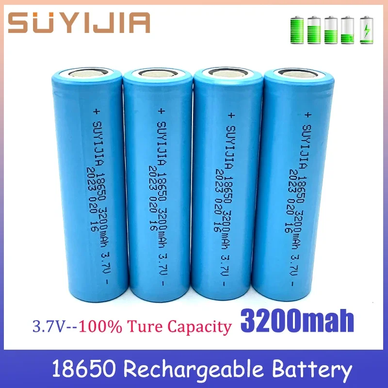 3-7V-3200mAh-18650-battery-original-lithium-battery-cells-Li-ion ...