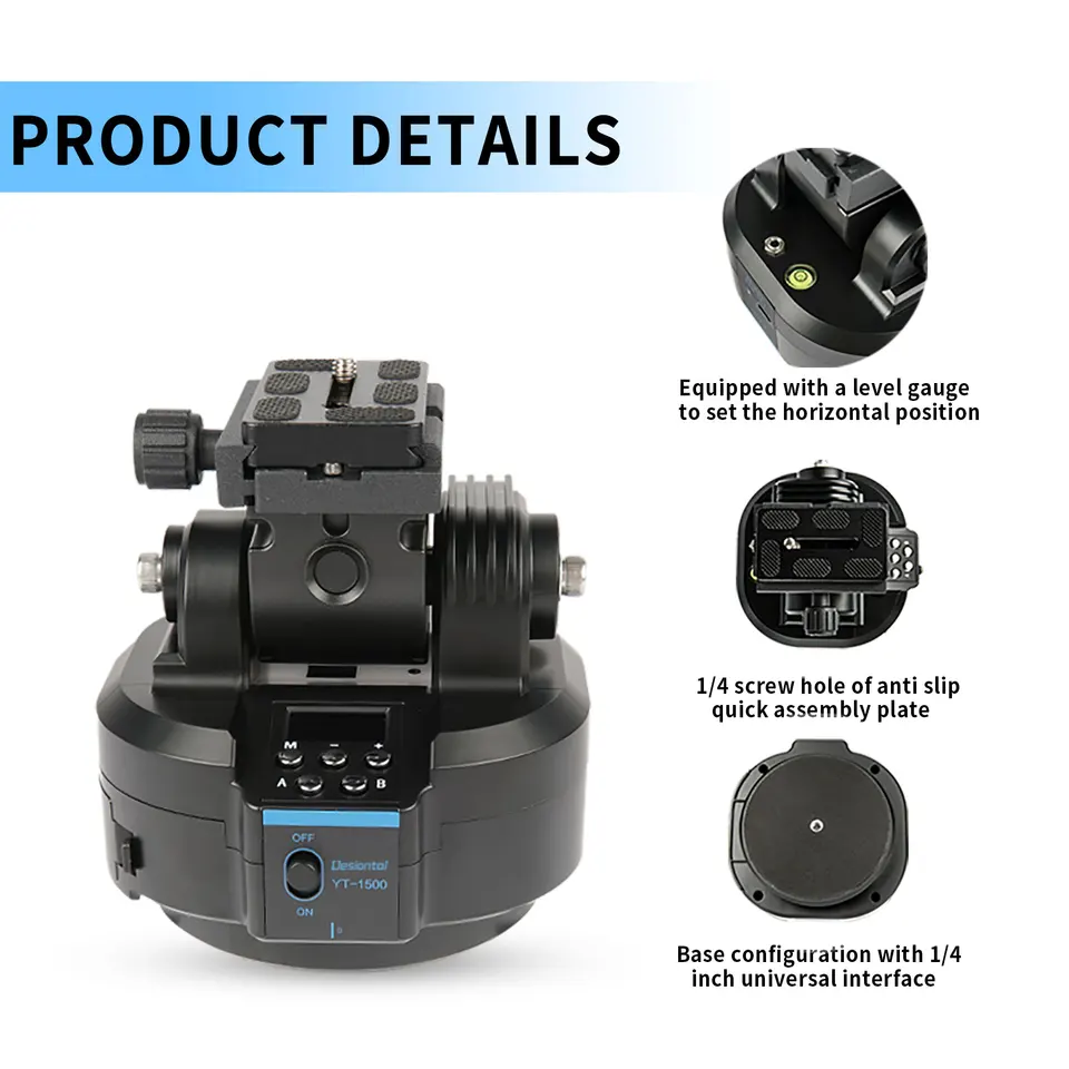 ZIFON YT-2000 Auto Motorized Rotating Panoramic Head Pan Tilt Camera