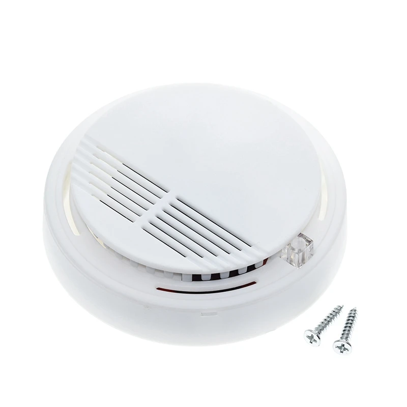 Independent-Alarm-Fire-Smoke-Sensor-Detector-85dB-Photoelectric-Monitor ...