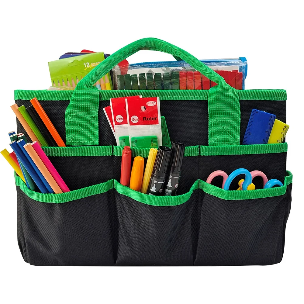 Multi Pocket Storage Handbag Teaching Aids Toys Tools Handicrafts Home ...