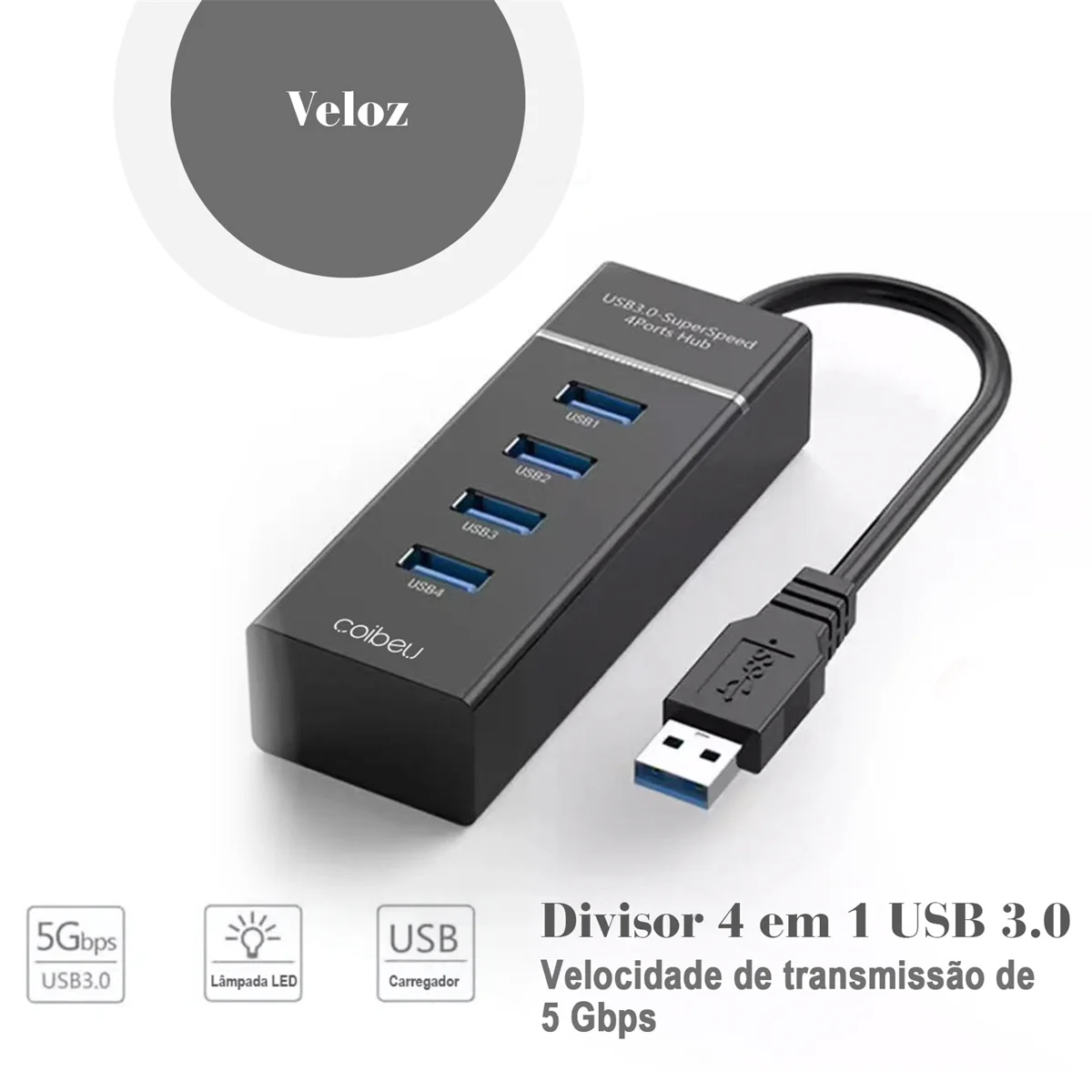 hub-usb-extensor-usb-adaptador-usb-adaptador-usb-charge-acessorios ...