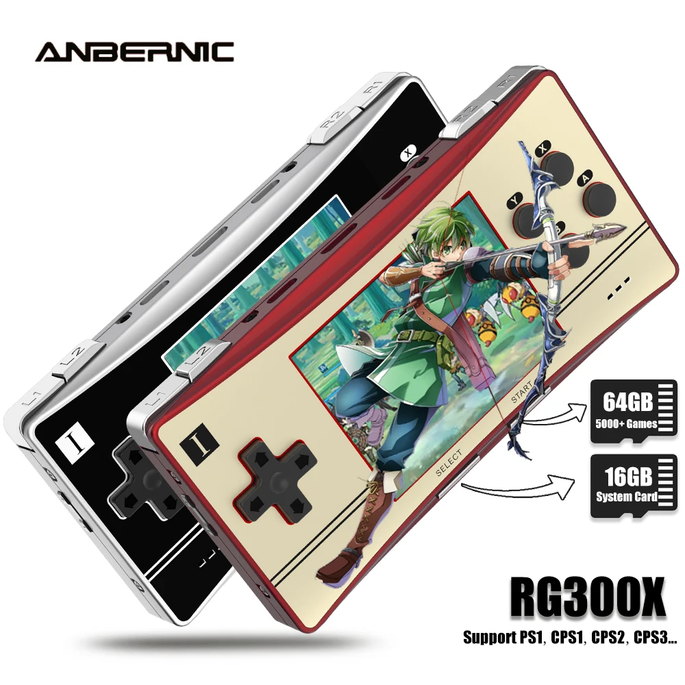 ANBERNIC-RG300X-Retro-Portable-Game-Console-Min-Video-Game-Player-For ...