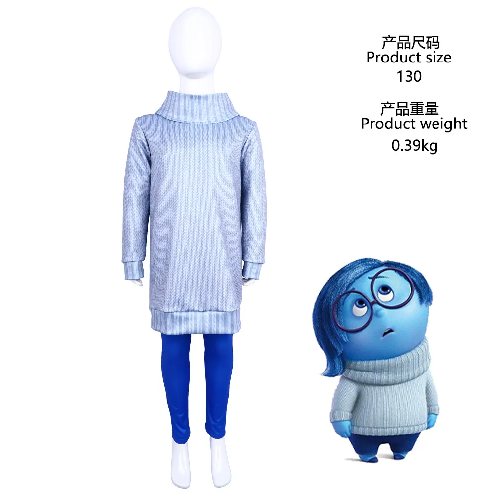 movie-Inside-character-Out-2-sadness-Cosplay-anxiety-dress-Costume ...