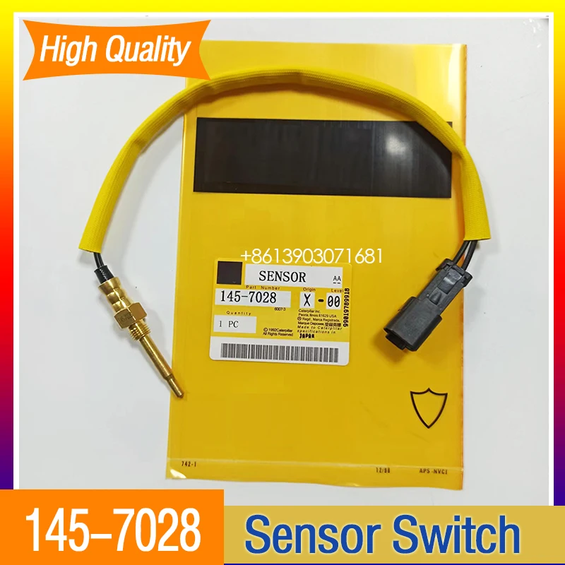 145-7028-1457028-Water-Temperature-Sensor-for-Caterpillar-2384C-525C ...