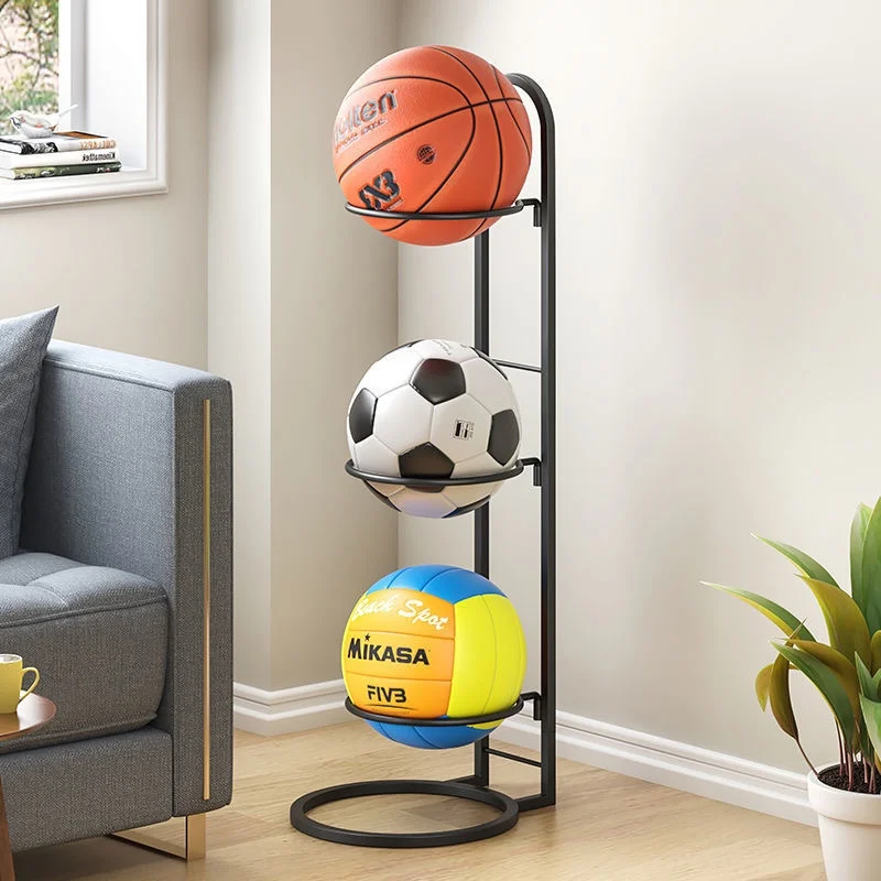 Sports Ball Storage Rack Garage Storage Vertical Ball Rack Layered Ball ...