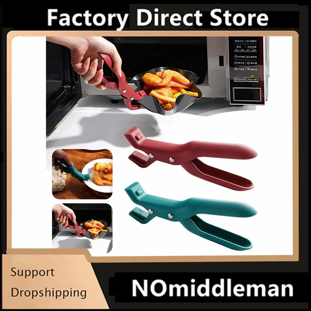 1-2Pcs Anti-scald Clip Silicone Kitchen Anti Scald Plate Bowl Dish Pot ...