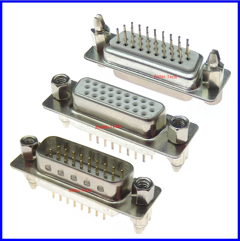 5PCS-HDD26-DB26-MALE-FEMALE-CONNECTOR-Solder-Type-D-Sub-26pin-serial ...