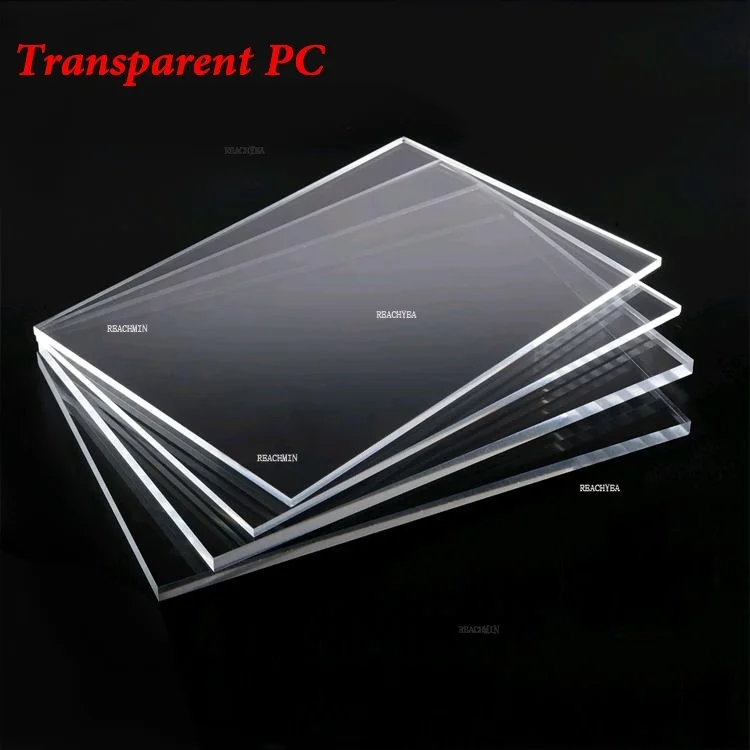 1.5/2/3/4/5MM*200*250mm Clear PC Polycarbonate Sheet Plate Board ...