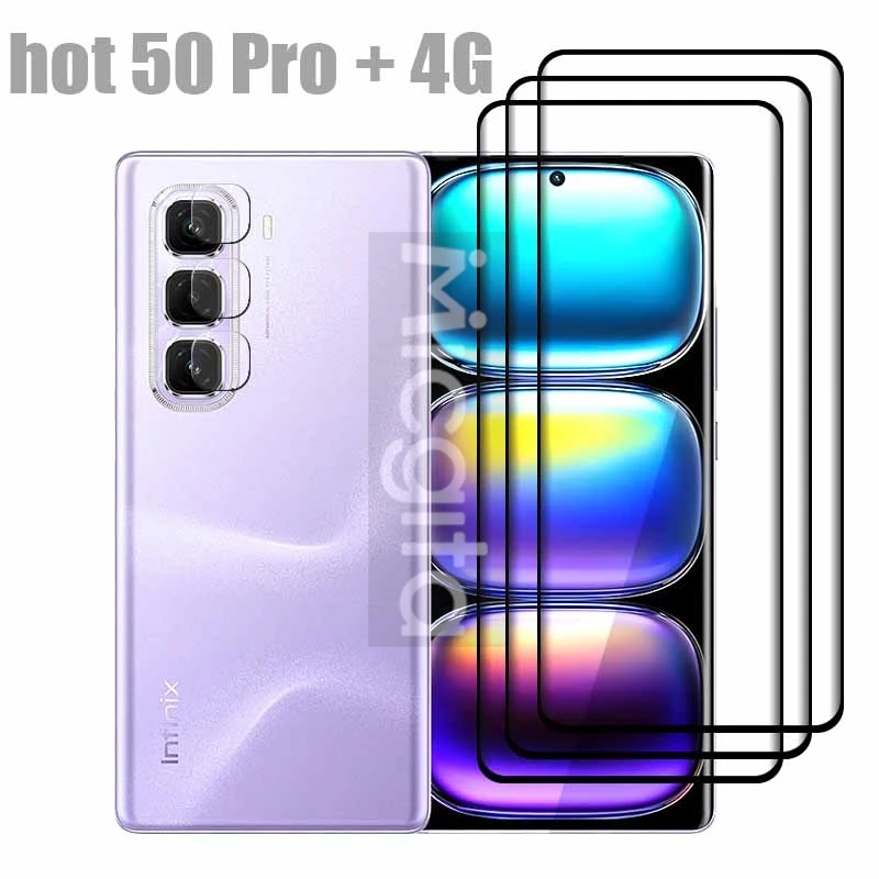 For Infinix hot 50 pro plus 4G Screen Protector Shockpoof Anti-Scratch ...