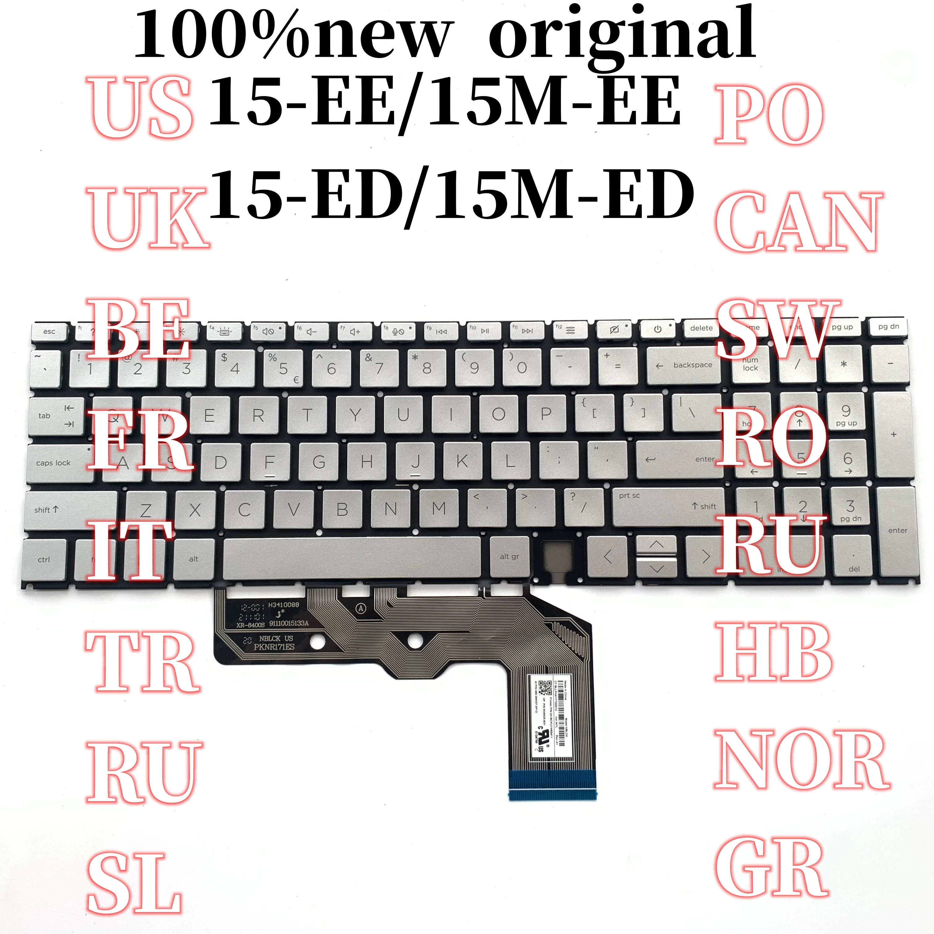 100%New Original For HP X360 15-EE 15M-EE 15-ED 15M-ED TPN-C149 W140 17 ...