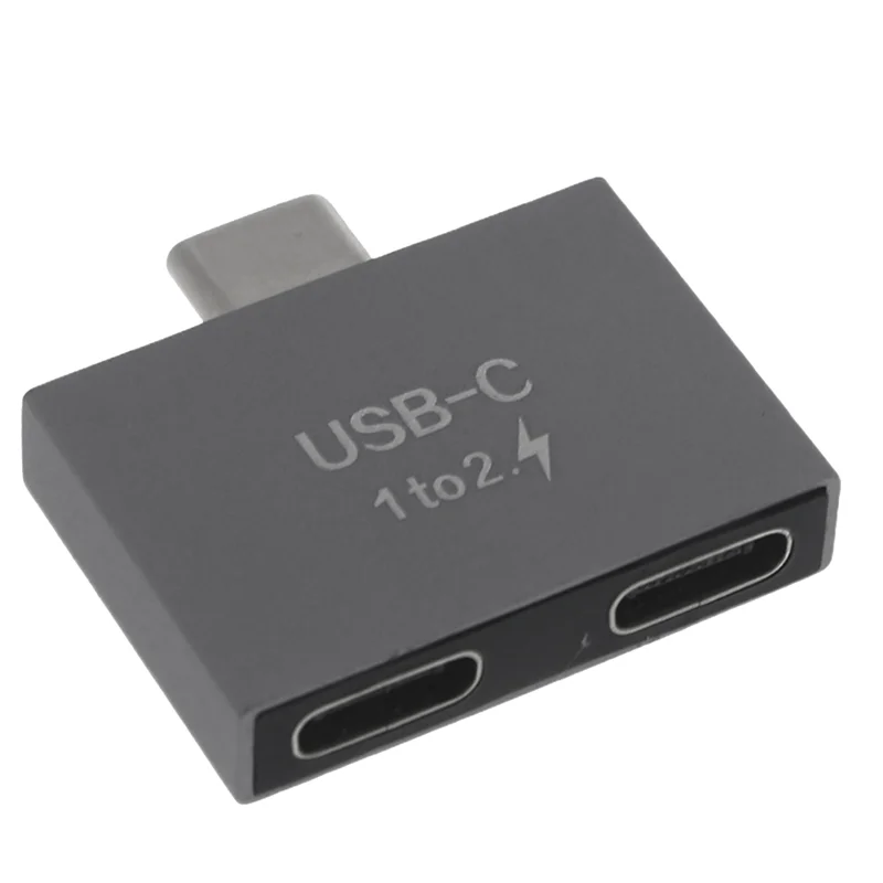USB C Male To Dual USB C Female Splitter Converter Adapter Extension ...