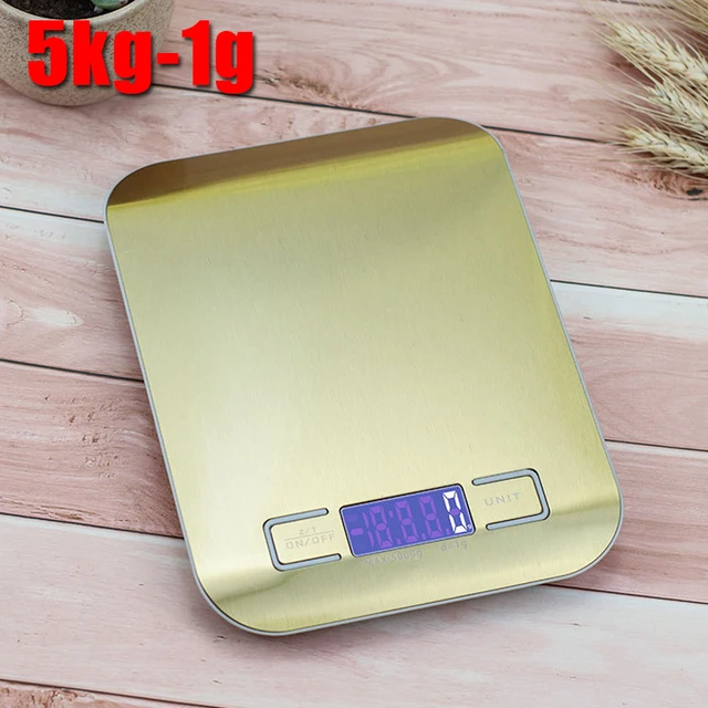 Kitchen Scale Electronic 5/10kg Digital Balance Precision Stainless ...