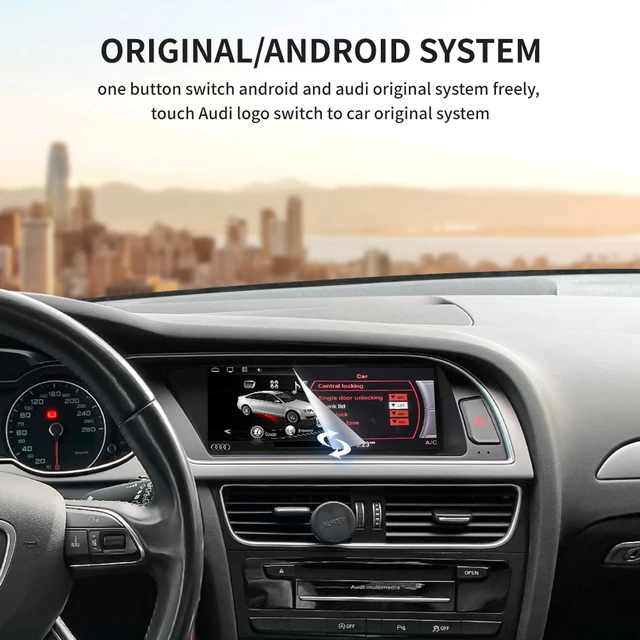 8 Core Android 10 System Car Display Screen For Audi A5 09-16 WIFI 4G ...