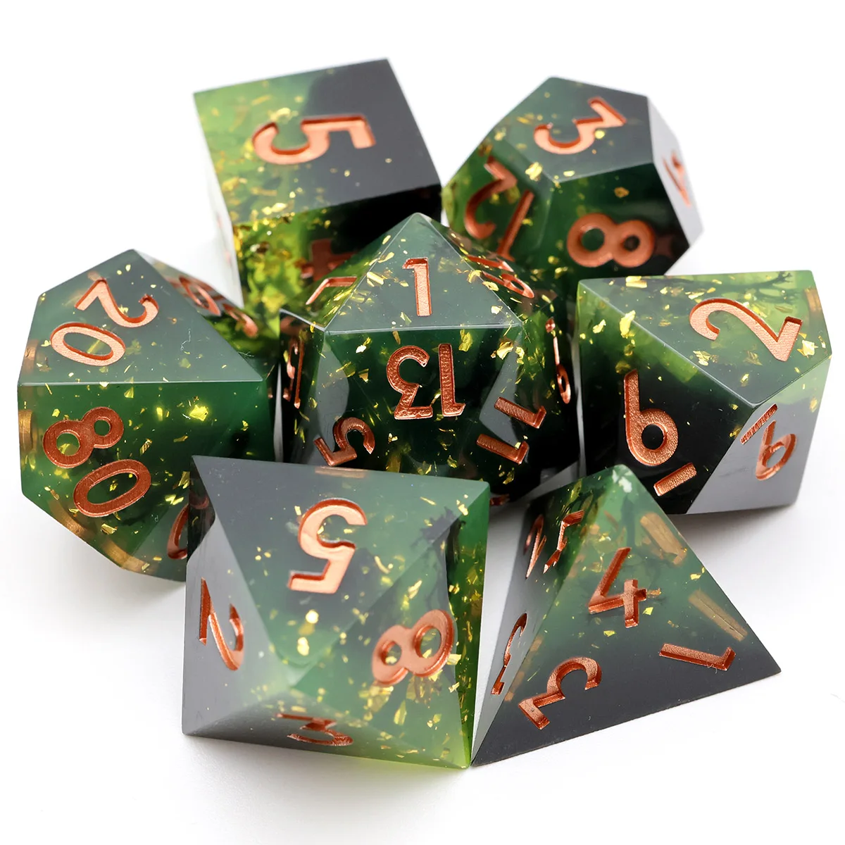 Polyhedral-Handmade-Resin-DND-Dice-Set-For-Board-Games-Role-Playing ...