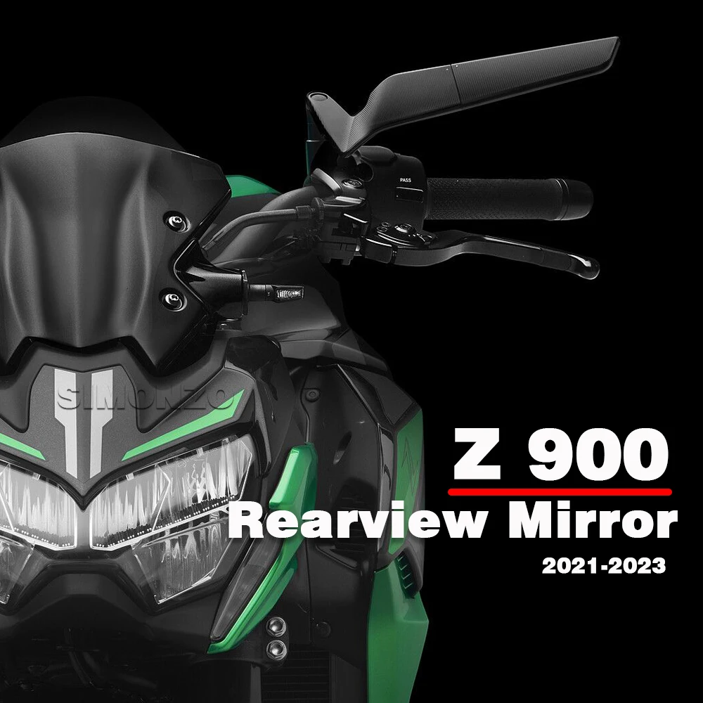 For-Kawasaki-Z900-Mirror-Z650-Mirrors-Stealth-Sports-Winglets-Mirror ...