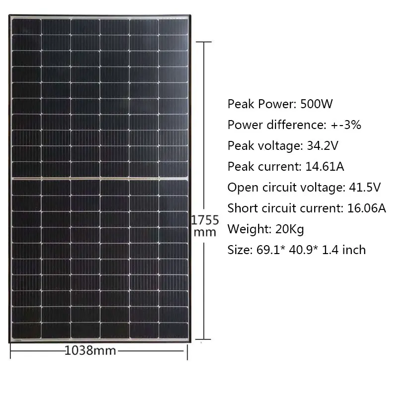 Glass-Solar-Panel-500W-3000W-5000W-7000W-Split-Half-Cut-Cell-MBB-Solar ...