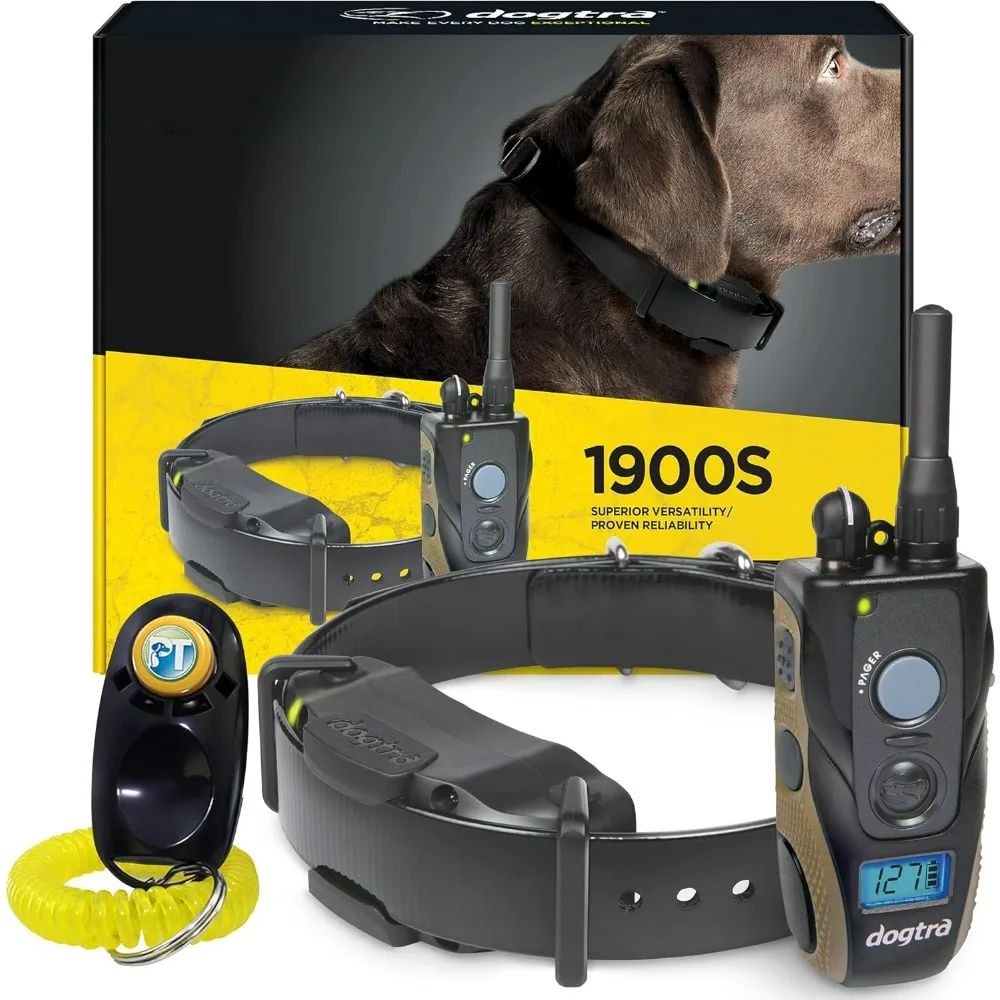 Electronic-Training-Collars-1900S-3-4-Mile-Range-Rechargeable-E-Collar ...
