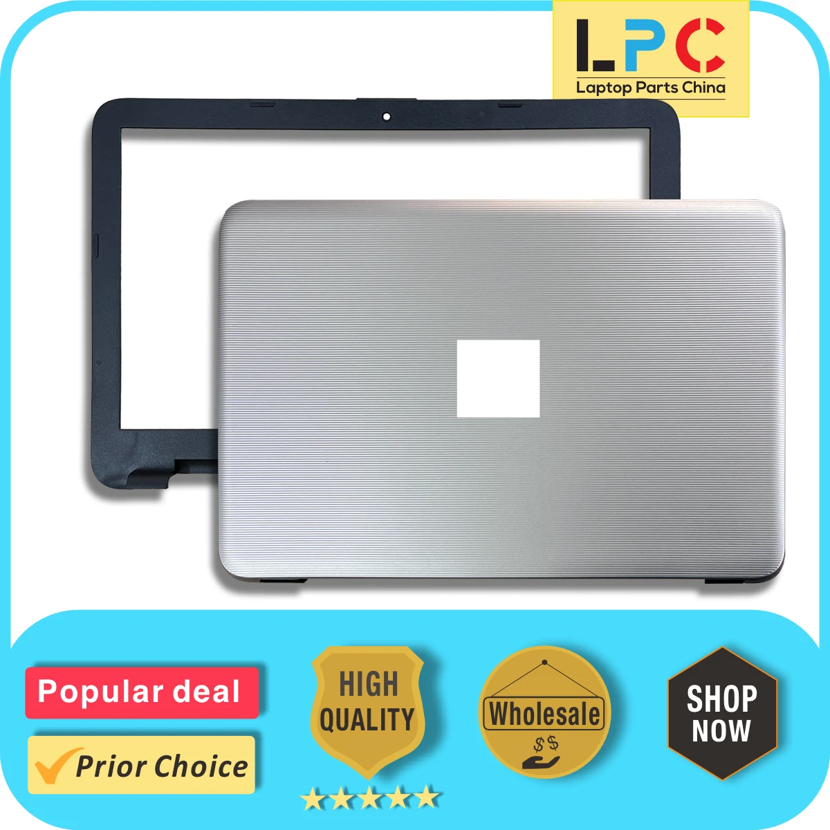 For-HP-15-AY-LCD-Housing-Back-Cover-Top-Case-A-Shell-LCD-Front-Bezel ...