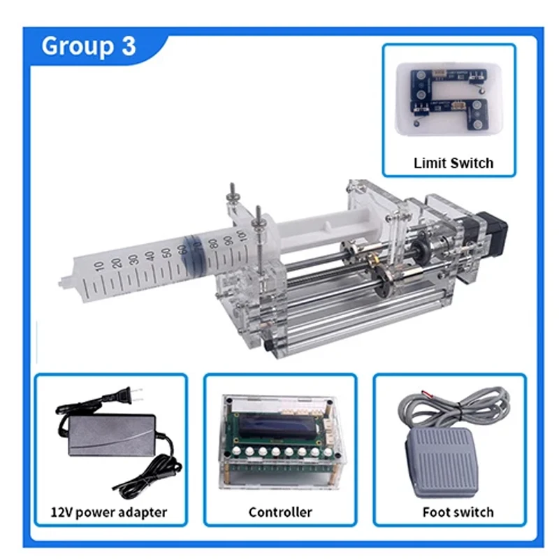 200ml Syringe Laboratory Precision Syringe Pump - Stepper Motor ...