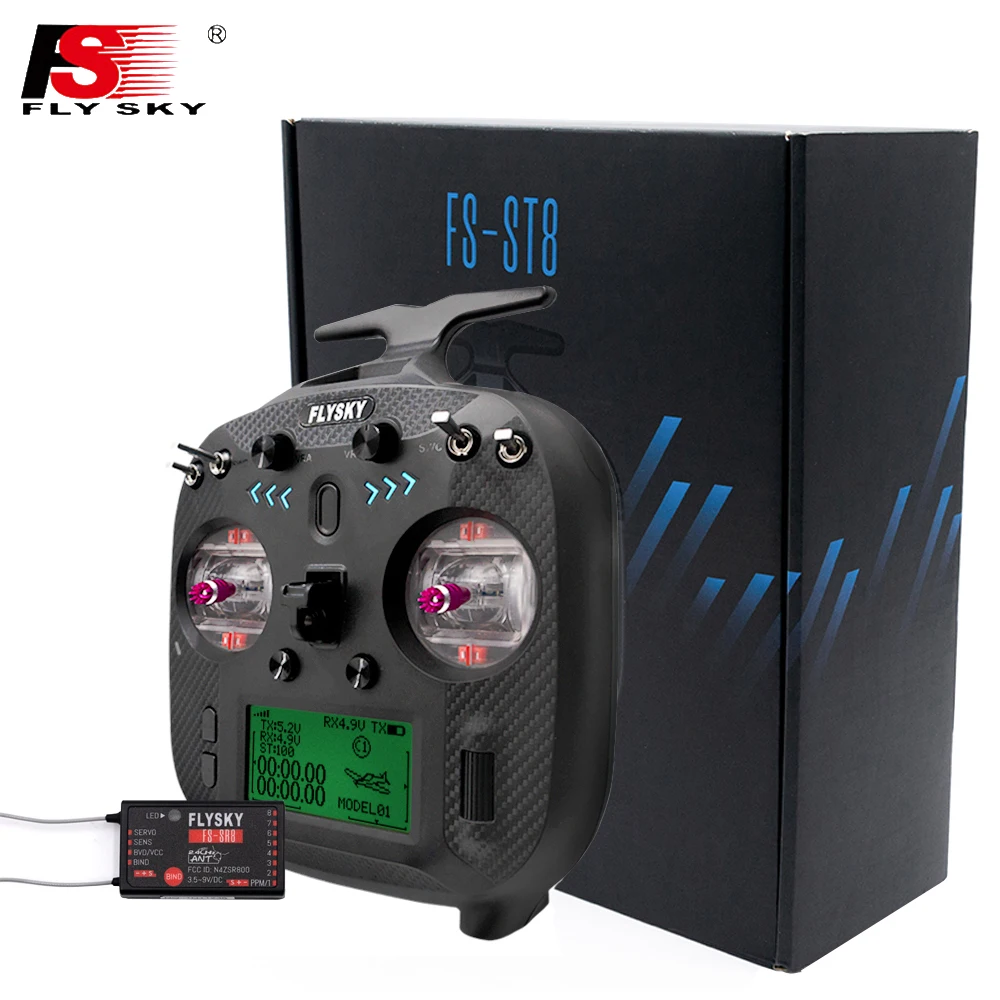 Flysky-FS-ST8-2-4G-10CH-3-0-Radio-Transmitter-Remote-Controller-PPM-PWM ...