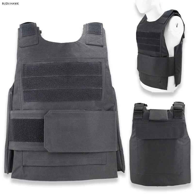 Tactical-Combat-Armor-Vest-Men-Hunting-Vest-Plate-Carrier-Molle-Vest ...