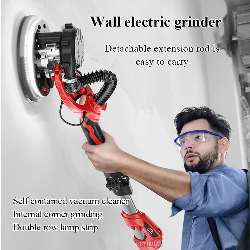 Dismantling Dual purpose Self priming Dust free Long Pole Wall Grinding ...