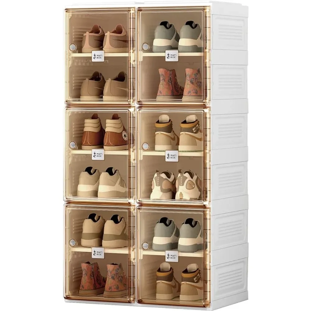 ANTBOX-Shoe-Organizer-Storage-Box-Portable-Folding-Shoe-Rack-for-Closet ...