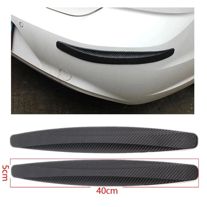 2pcs Car Bumper Protector Strip Guard Corner Protection Strips Scratch ...