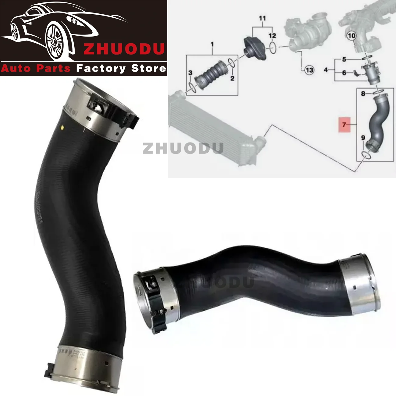 For-BMW-F01N-F02N-F06-F06N-Interface-Pipe-Turbine-Hose-11618516509.png