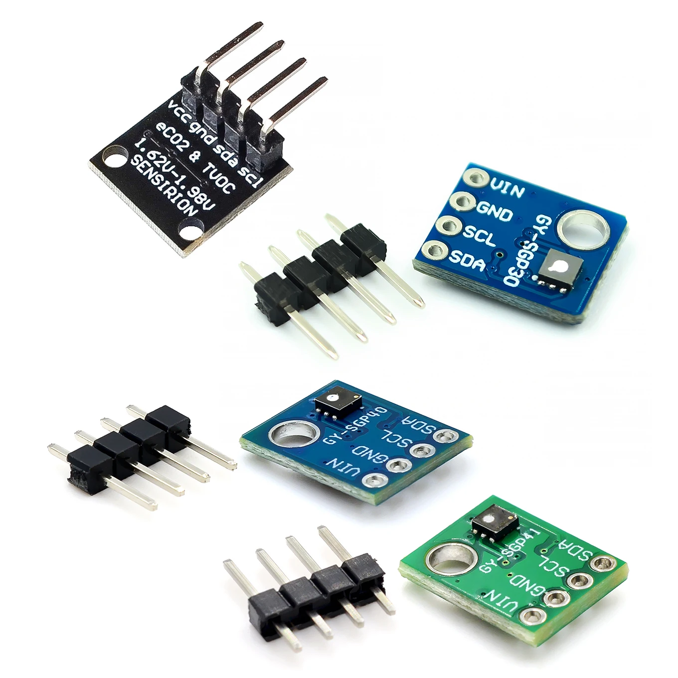 Sgp40 Sgp30 Air Quality Sensor Digital Tvoc Detection Chip Compatible ...