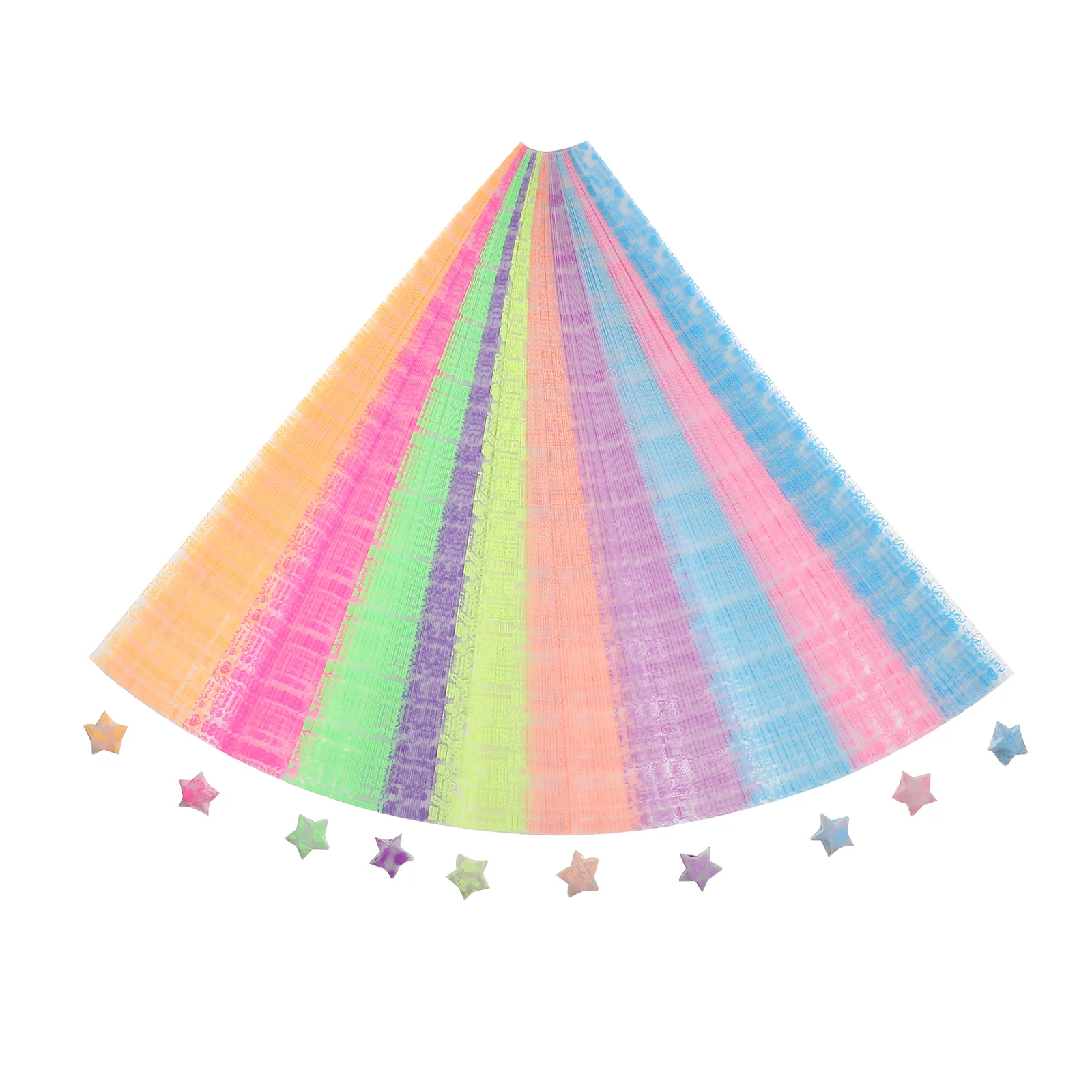 Glow-In-The-Dark-Star-Paper-Strips-Star-Folding-Paper-Pentagram-Paper ...