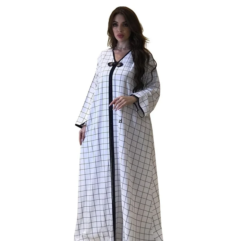 Arabic Muslim Robe Dress Abayas For Women Dubai 2022 Fashion Casual ...