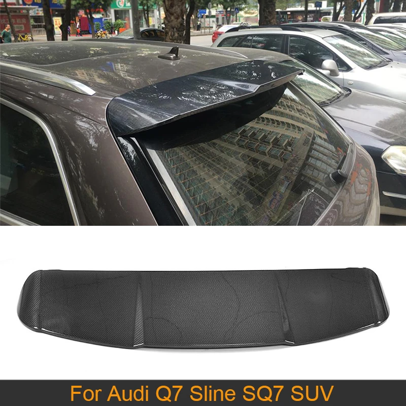 Carbon-Fiber-Car-Rear-Window-Spoiler-Wing-for-Audi-Q7-Sline-SQ7-SUV-4 ...