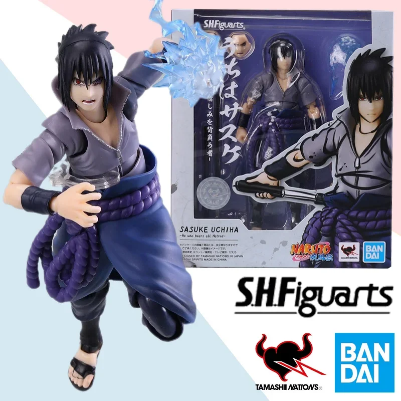 Original-Bandai-Anime-Action-Figure-Naruto-SHFiguarts-SHF-Uchiha-Sasuke ...