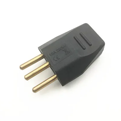 Black-250v-10A-universal-detachable-wiring-adaptor-plug-EU-Swiss ...