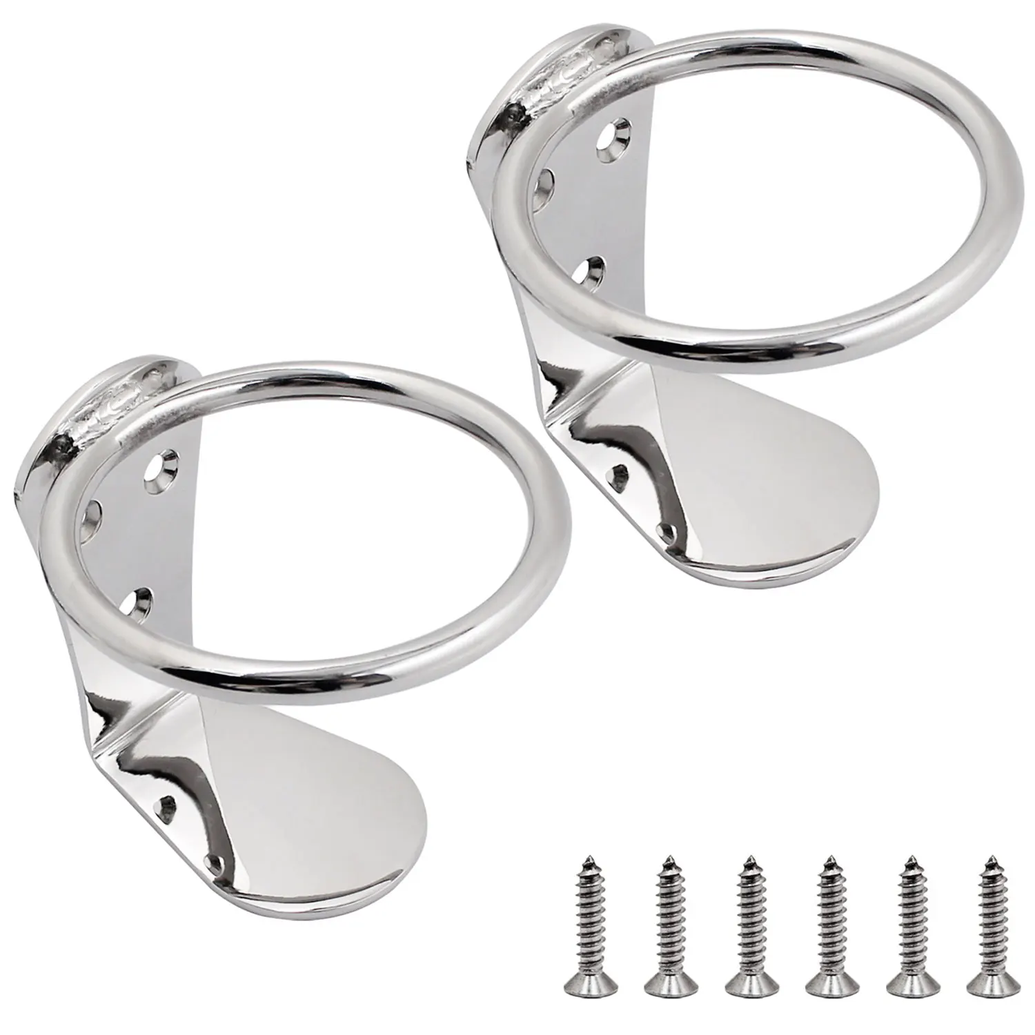 2-pcs-Boat-Ring-Cup-Drink-Holder-Stainless-Steel-316-Universal-Drinks ...