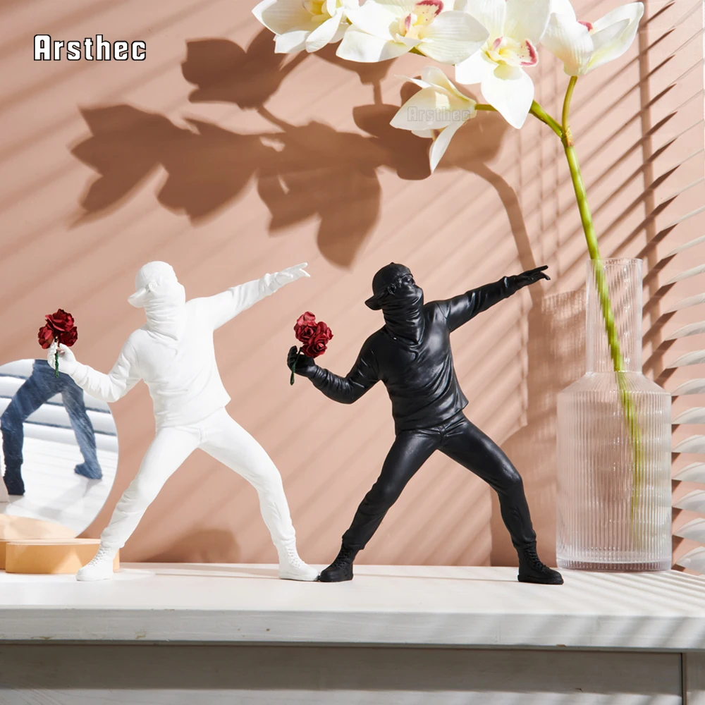 Banksy Flower Thrower
