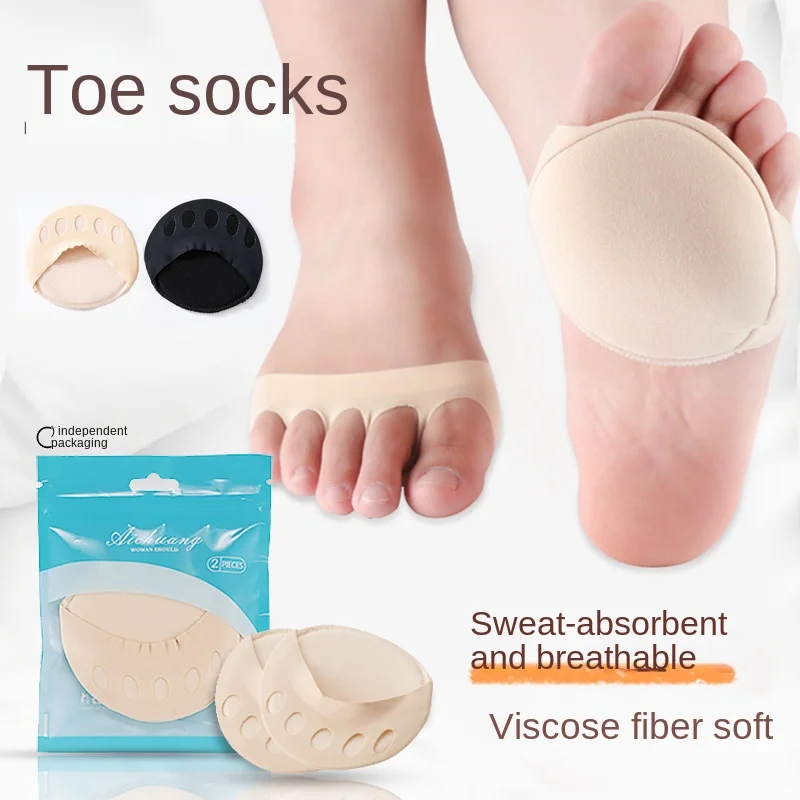 2pcs Women Loafers Half Size Pad Thickened High Heel Forefoot Pad High ...