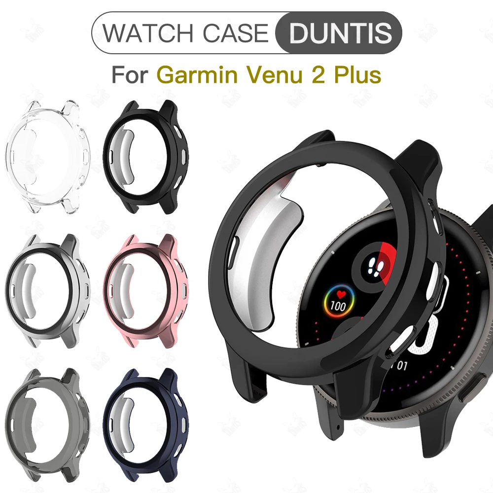 Case-for-Garmin-Venu-2-Plus-Smart-Watch-Bumper-Protective-Cases-for ...